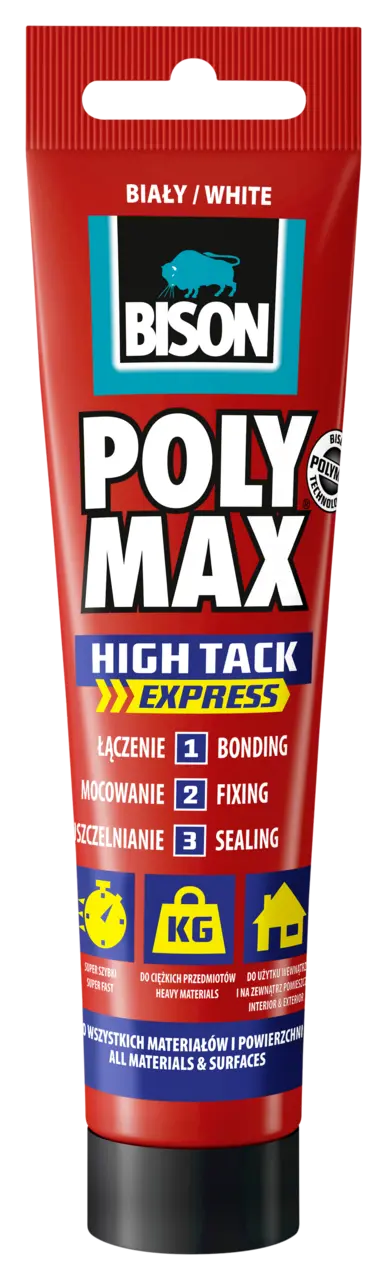 BISON POLYMAX HIGH TACK WHITE 440GR 203119