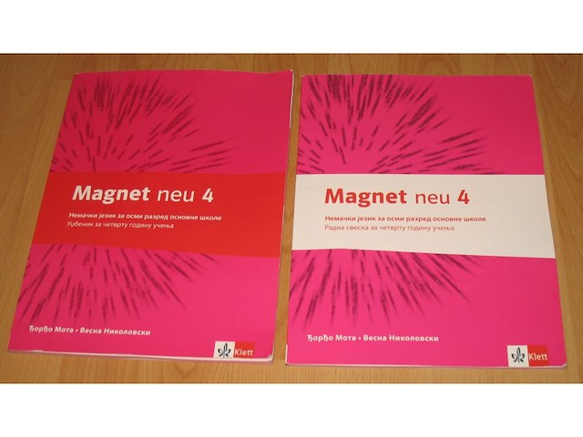 8. MAGNET NEU 4 KLET UDZBENIK + RADNA SVESKA