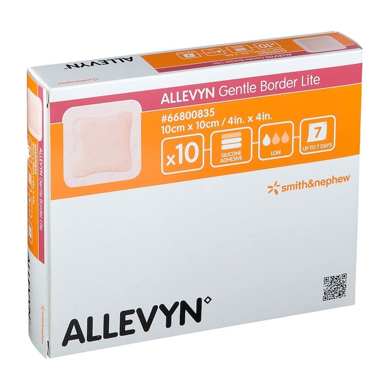 Allevyn gentle border lite 10×10 A1 – jedan komad