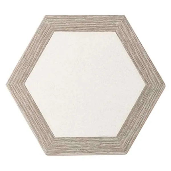 Inwood Hexagon Taupe 25.8x29cm