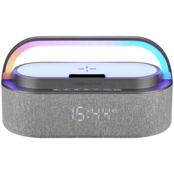 Zvučnik+Alarm+Wireless punjač za mob Volkano Dawn VK-3132-GR
