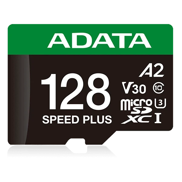 Micro SDXC 128GB A-Data Class 10 + adapter 180160 MBs UD128GUI3V30A2SP-RA1