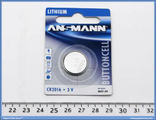Baterija lithium 3V 2016, Ansman