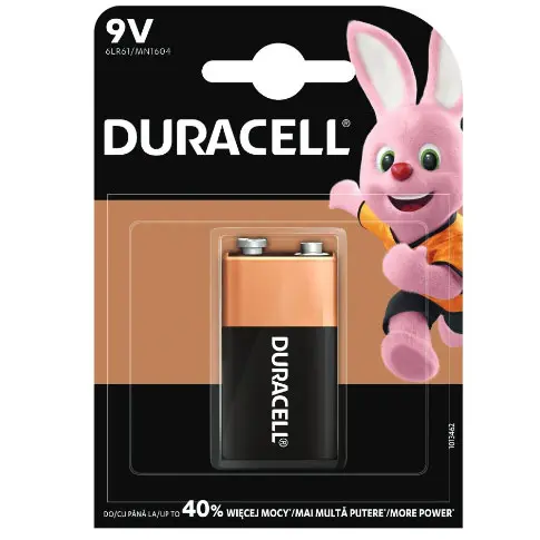 Baterija 9V Ultra Power alkalna DURACELL