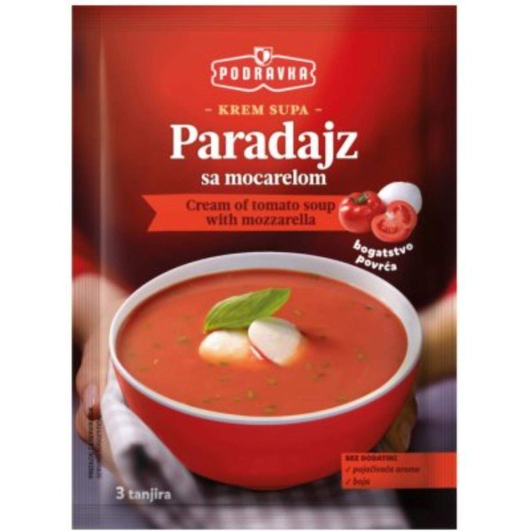 Podravka supa krem paradajz sa mocarelom 80g podravka