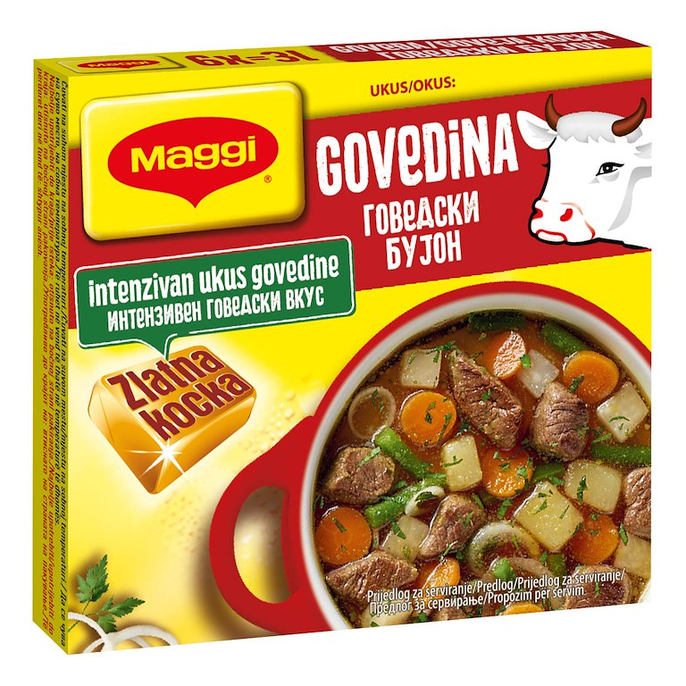 Maggi Zlatna kocka Goveđi bujon , 6 kocki ( 6x10g) 60g