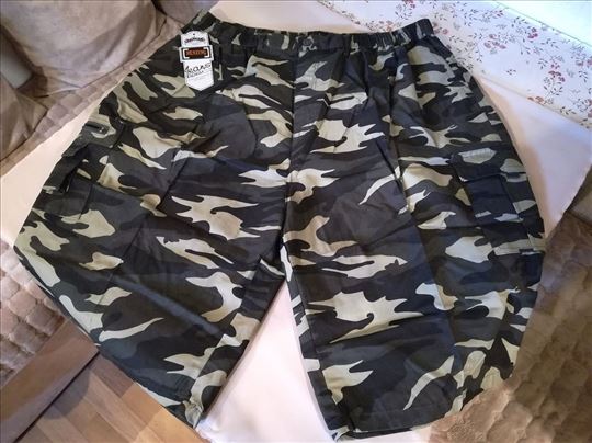 Nove muske maskirne bermude sa dzepovima 4XL 7XL