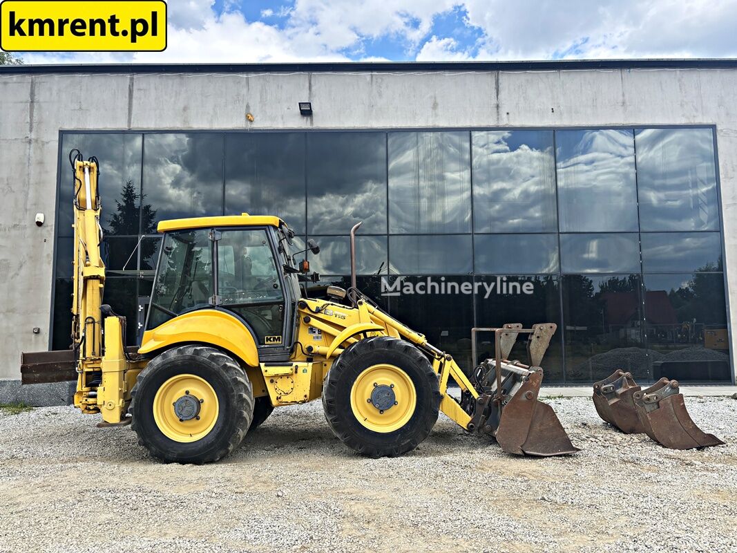 New Holland LB 115 - 4PS KOPARKO-ŁADOWARKA 2000R MTH:4771 | JCB 3CX, CAT 432 bager-utovarivač