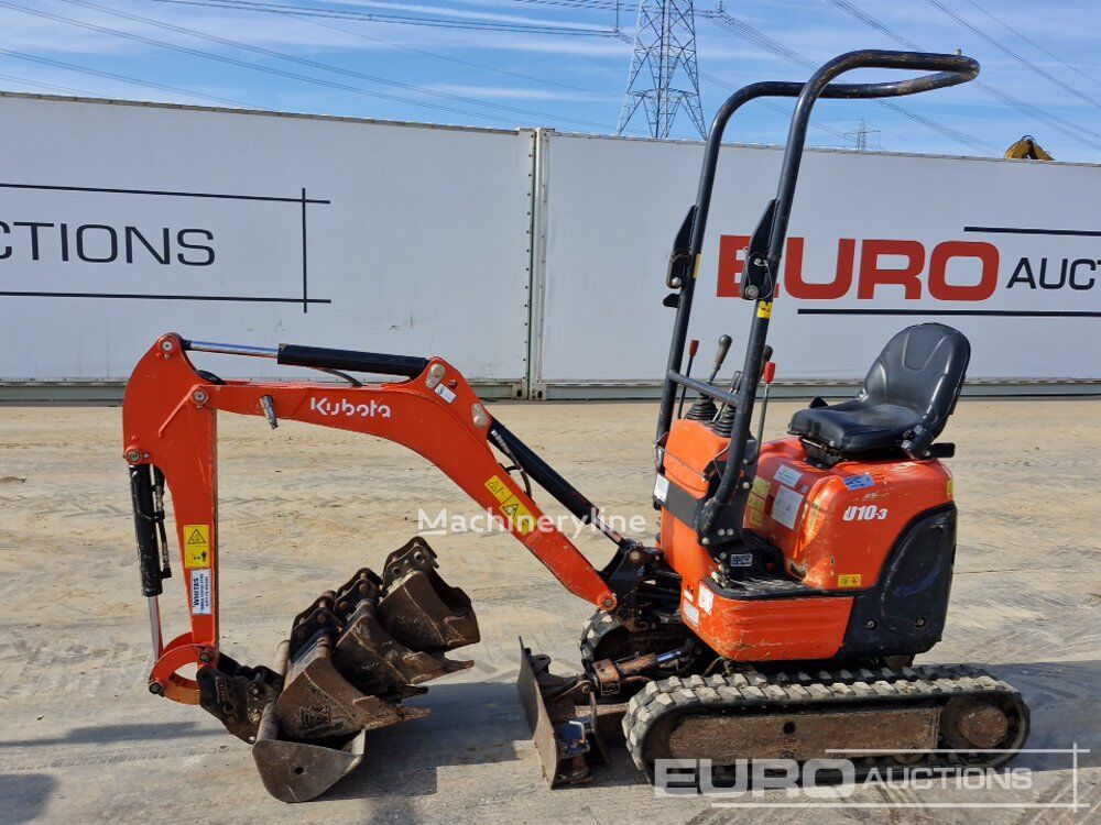 Prodaje se Kubota U10-3 mini bager na aukciji