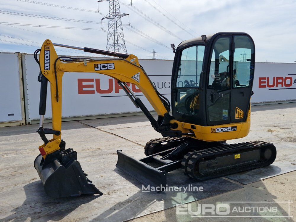 Prodaje se JCB 8025ZTS mini bager na aukciji
