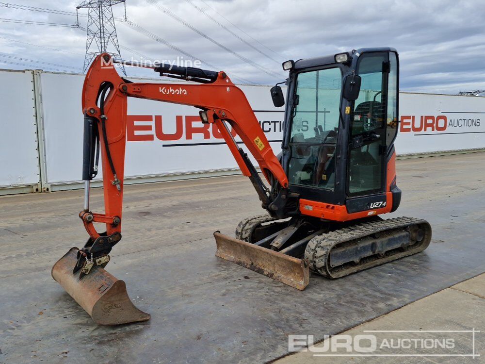 Prodaje se Kubota U27-4 mini bager na aukciji