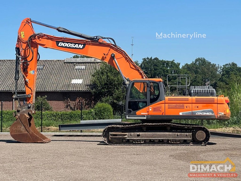 Doosan DX340 LC-5 Dutch machine - TOP condition bager guseničar