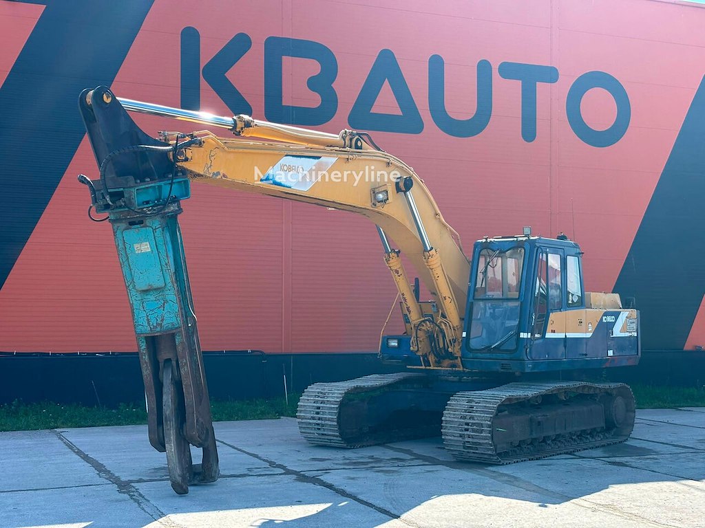 Kobelco K909LC-II + HYDRAULIC SHEAR VTN CL300 (2004) bager guseničar