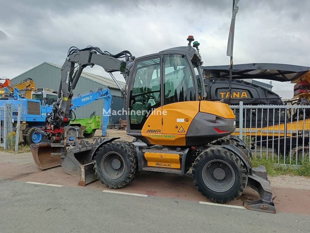 Mecalac 9 MWR + rototilt R3 + buckets/forks excavator 8Ton bager točkaš