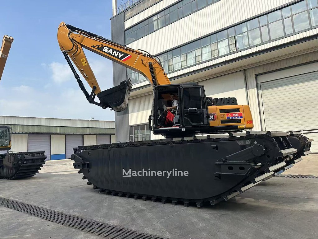 Novi Sany SY215C bager amfibija
