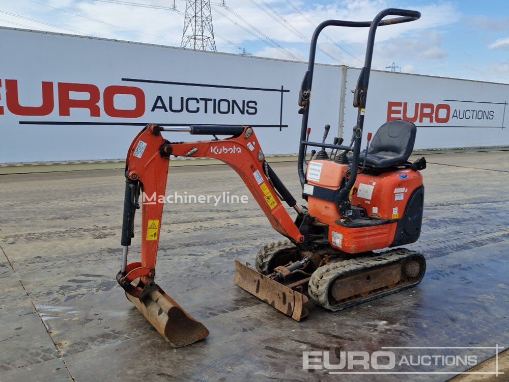 Prodaje se Kubota K008-3 mini bager na aukciji