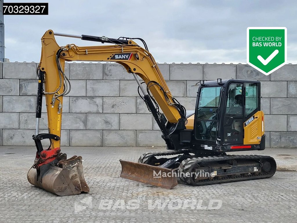 Sany SY80 U A/C - 3 Buckets midi bager