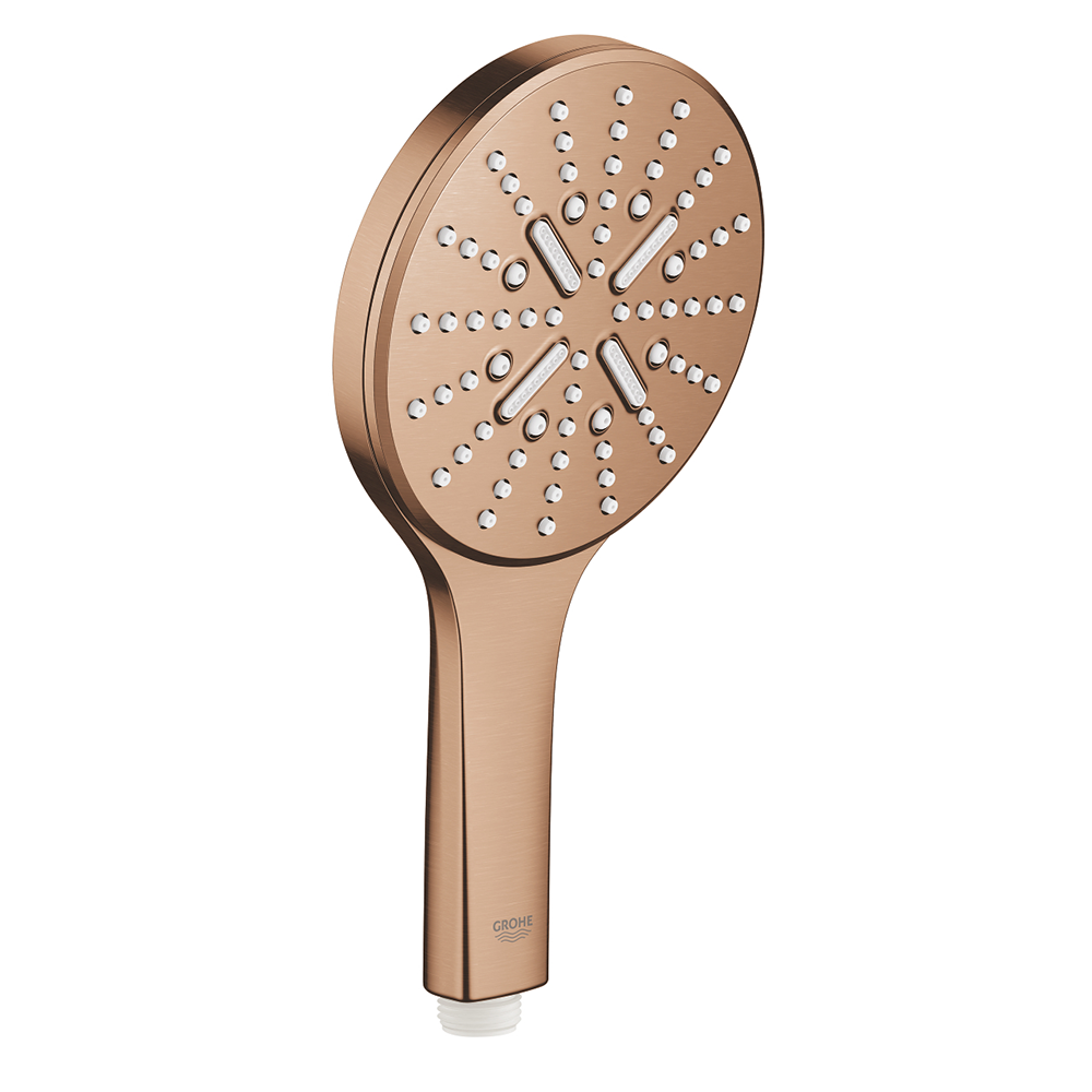 GROHE RAINSHOWER BRUSHED WARM SUNSET SMARTACTIVE 130 TUŠ RUČICA 3 SPRAY BRONZA ČETKANA 26574DL0