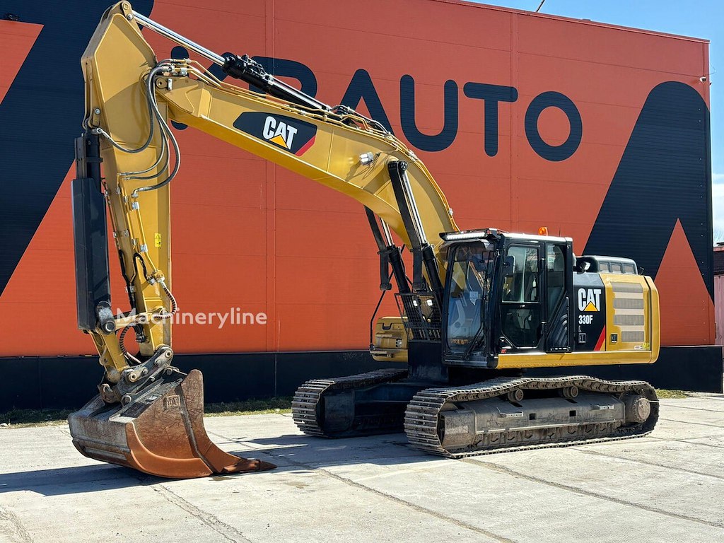 Caterpillar 330 FL AC / CENTRAL LUBRICATION / S70 oilquick bager guseničar