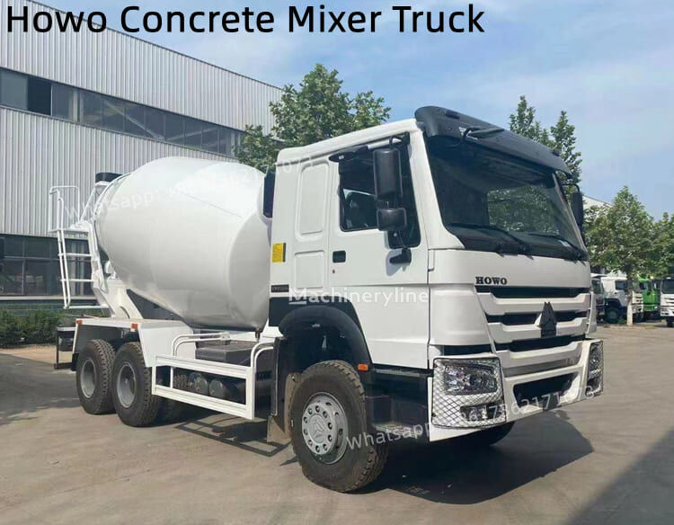 Novi Howo Howo Concrete Mixer Truck for Sale Ghana kamion s mešalicom za beton