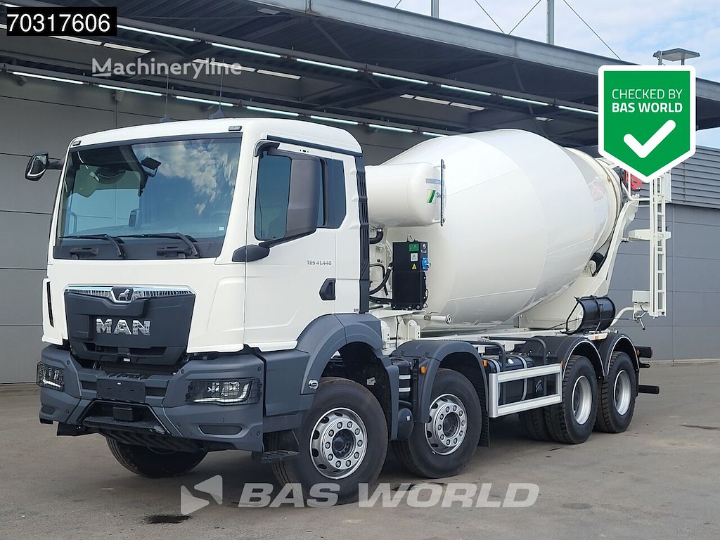 Novi MAN TGS 41.440 8X4 NEW! 12m3 Stetter Mixer Big-Axle Steelsuspension kamion s mešalicom za beton