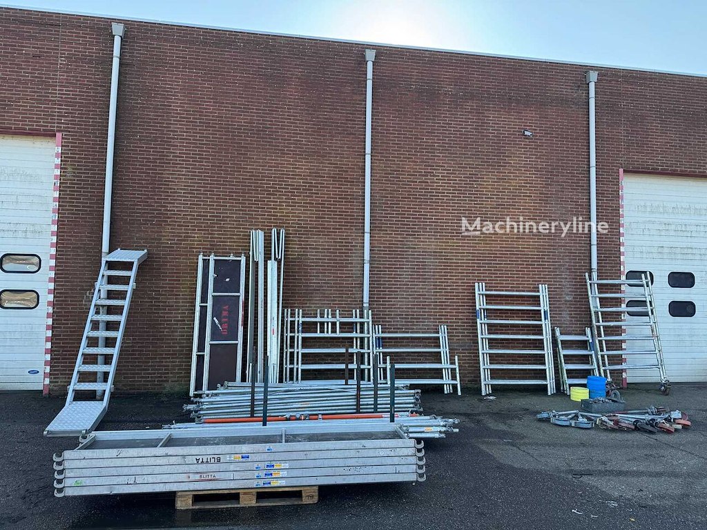 Prodaje se Aluminium Steiger v.v. trap, valbeveiliging, steigerwielen skele na aukciji