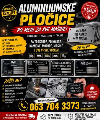 Ekstra aluminijum plocice
