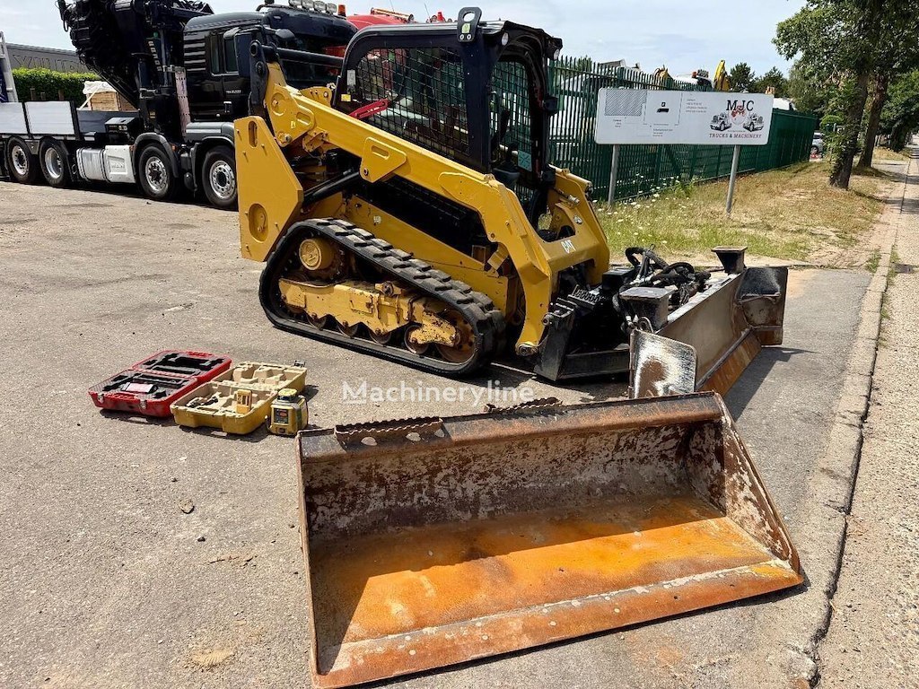 Caterpillar 259D SMART Angle DOZER BLADE (3D LASER PREP) + LOADER BUCKET - 1 mini utovarivač guseničar