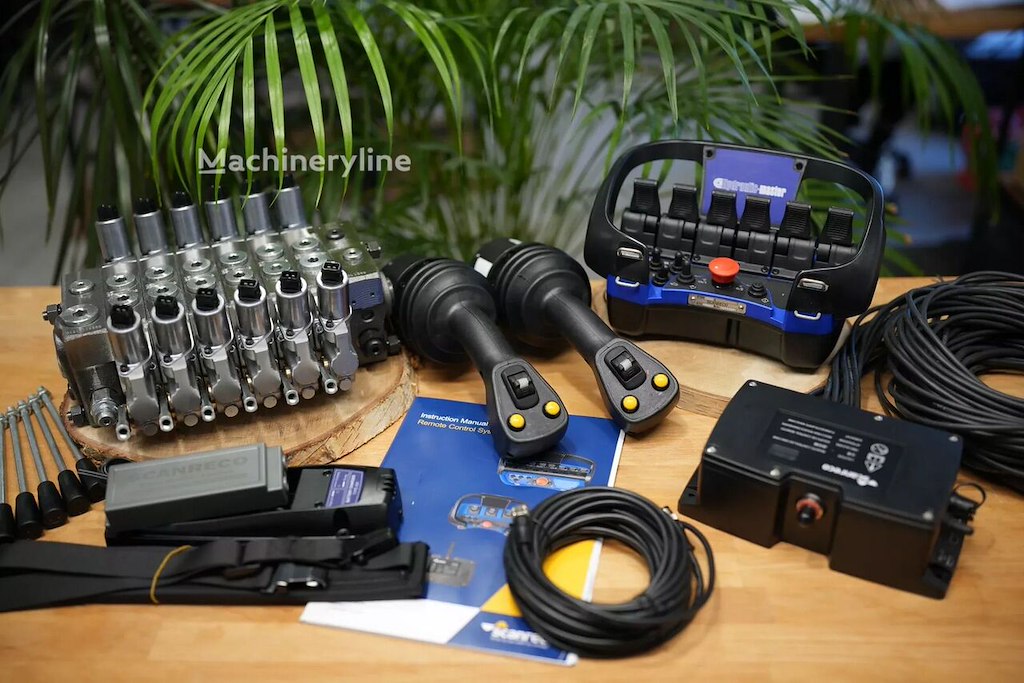 Scanreco RC400 6 јastuchiћa + 2 JP џoјstika sa Walvoil DPX100 6 sektsiјa radio daljinsko upravljanje za građevinske mašine