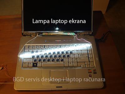 Servis računara - Zamena lampe na LCD ekranu laptopa