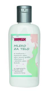 Mleko za telo sa uljem koštica grožđa