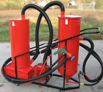 Mobilna peskara injektorska RP-380pro - zatvoreni sistem