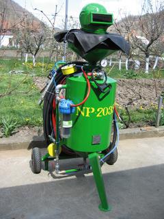 Mobilna peskara sa nadpritiskom NP-203S automatska