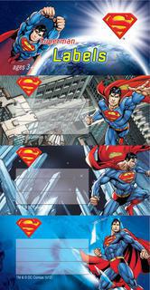 ETIKETE ZA SVESKE SUPERMAN 9/1