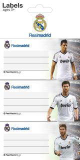 ETIKETE ZA SVESKE REAL MADRI 9/1