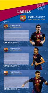 ETIKETE ZA SVESKE FC BARCELONA 9/1