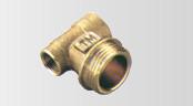 RAZVODNI ORMARI, RAZDELNICI I FITING ZA RAZDELNIKE / FITING ZA RAZDELNIKE - ZAVRŠNI MS T-KOMAD ZA RAZDELNIK - 1/2" x 1" x 3/8"