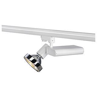 3-fazni Šinski sistemi - SLEEK G12 SPOT, BELA, 70W, UKLJ. 12° REFLEKTOR, SA 3-FAZNIM ADAPTEROM