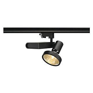 3-fazni Šinski sistemi - SLEEK G12 SPOT, CRNA, 70W, UKLJ. 48° REFLEKTOR, SA 3-FAZNIM ADAPTEROM
