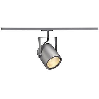 1-fazni Šinski sistemi - EURO SPOT LED DISK 800, 2700K, 60°, INCL. 1-PHASE ADAPTER, SILVERGREY