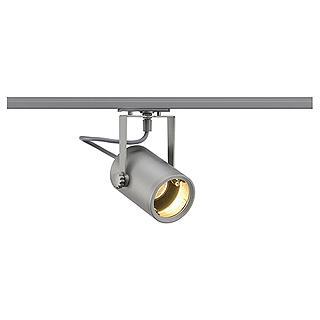 1-fazni Šinski sistemi - EURO SPOT GU10, SILVERGREY, INCL. 1-PHASE ADAPTER
