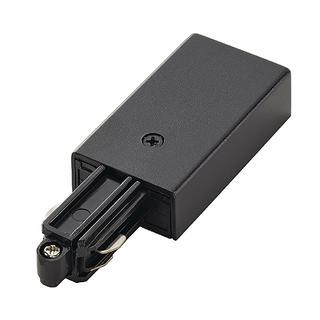 1-fazni Šinski sistemi - FEED-IN FOR 1-CIRCUIT HV-TRACK, SURFACE-MOUNTED, BLACK, GROUND RIGHT