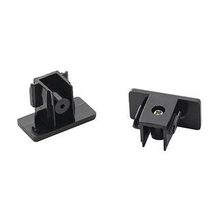 1-fazni Šinski sistemi - END CAPS FOR 1-CIRCUIT HV-TRACK, SURFACE-MOUNTED, BLACK, 2 PIECES