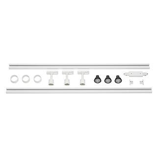 1-fazni Šinski sistemi - SOPRANA, PENDULUM LAMP, PD-3, ROUND, WHITE TEXTILE, E27, INCL. WHITE 1-PHASE ADAPTER