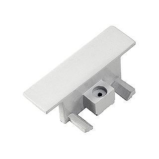 1-fazni Šinski sistemi - END CAPS FOR 1-PHASE HIGH-VOLTAGE TRACK, RECESSED CEILING VERS., WHITE, 2 PIECES
