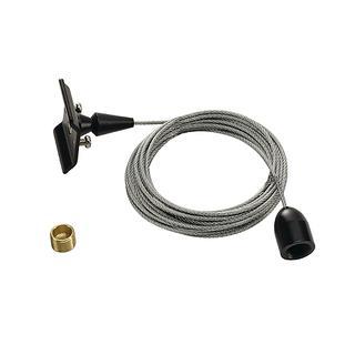1-fazni Šinski sistemi - CEILING SUSPENSION FOR 1-CIRCUIT HV-TRACK, BLACK, 300CM