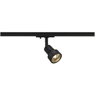 1-fazni Šinski sistemi - PURI, GLAVA LAMPE, CRNA, GU10, MAX 50W, SA 1-FAZNI ADAPTER