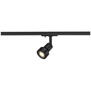 1-fazni Šinski sistemi - PURI SPOT-SET, CRNA, GU10, UKLJ. PHILIPS 4W LED 3.000K 40° I 1-FAZNA ADAPTER
