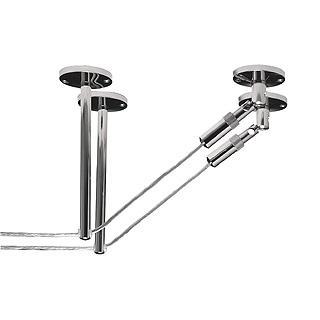 Niskonaponski Šinski sistemi - NOSAČ ZA ŽIČANI SISTEM, DUŽI, 16CM, 2 KOM SET