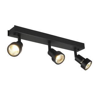 Zidna rasveta - PURI 3 ceiling luminaire, mat crna, 3xGU10